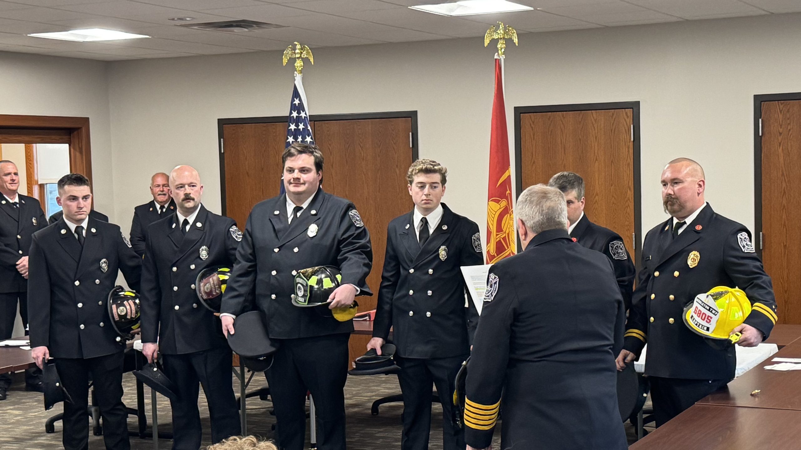 MTFD Swears In Four Firefighters, Promotes Two Officers - Middleton ...
